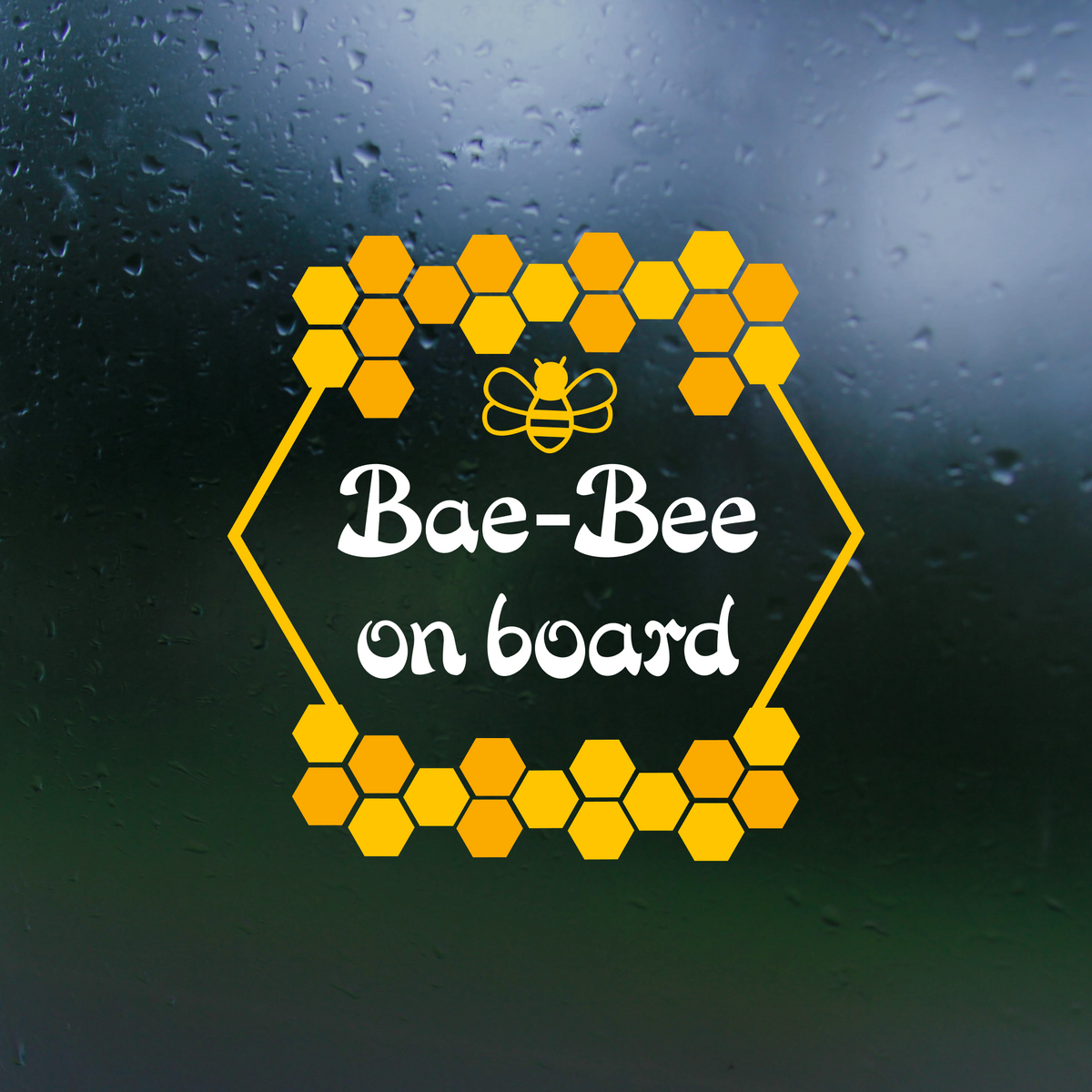 Custom Bae-Bee(s) On Board Vinyl Decal – Get Decaled