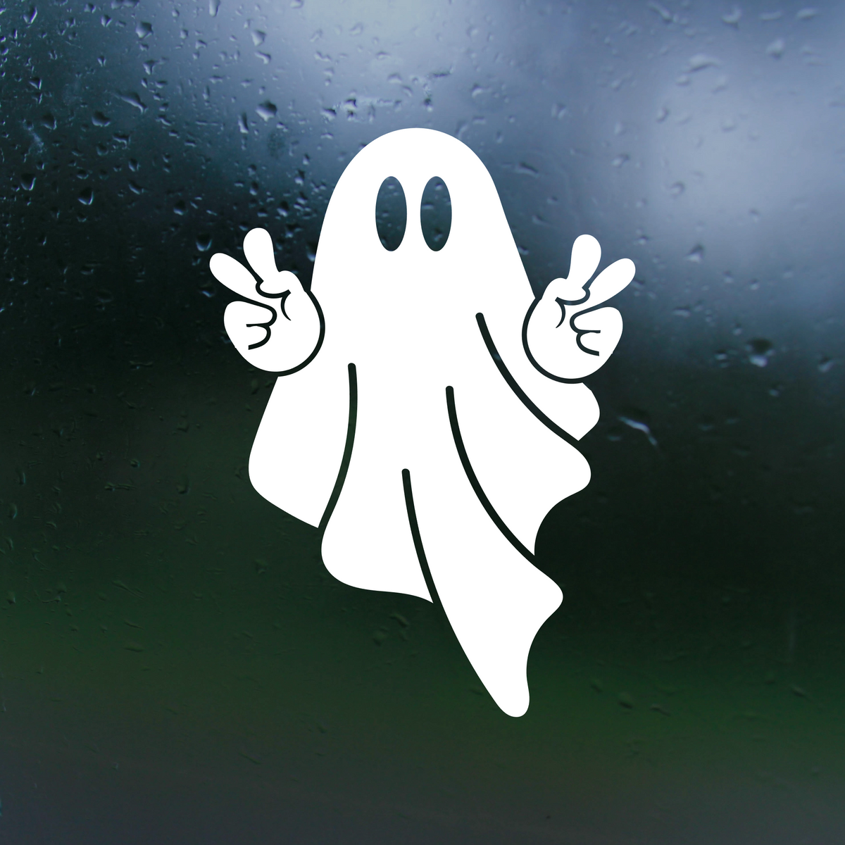 Die Cut Vinyl Funny Halloween Ghost Decal – Get Decaled