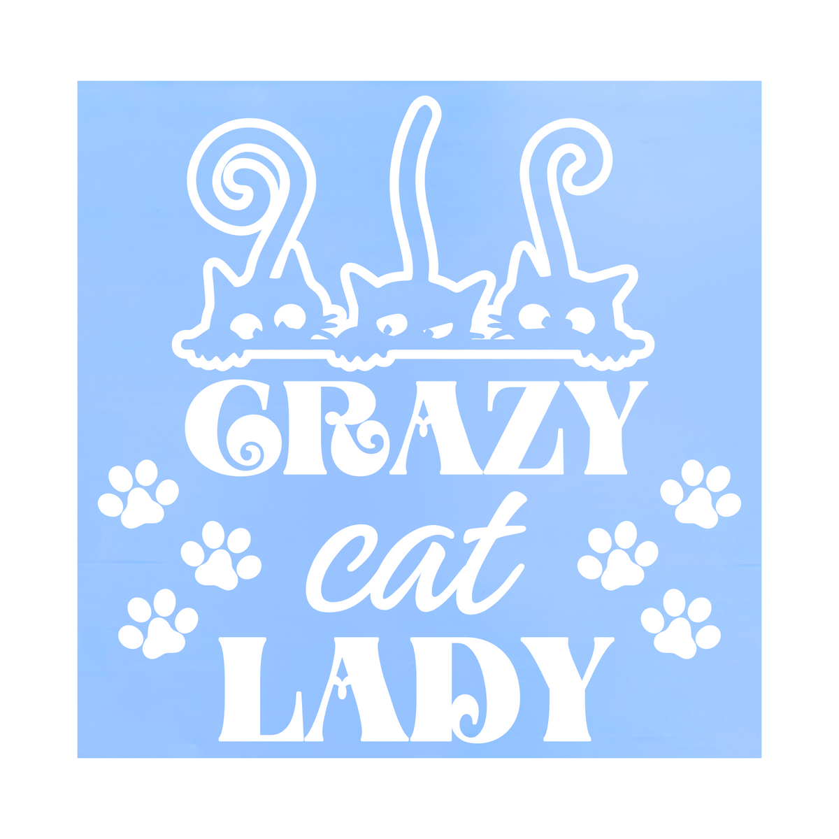 Die Cut Vinyl Crazy Cat Lady Decal - Vehicle / Window Decal – Get Decaled