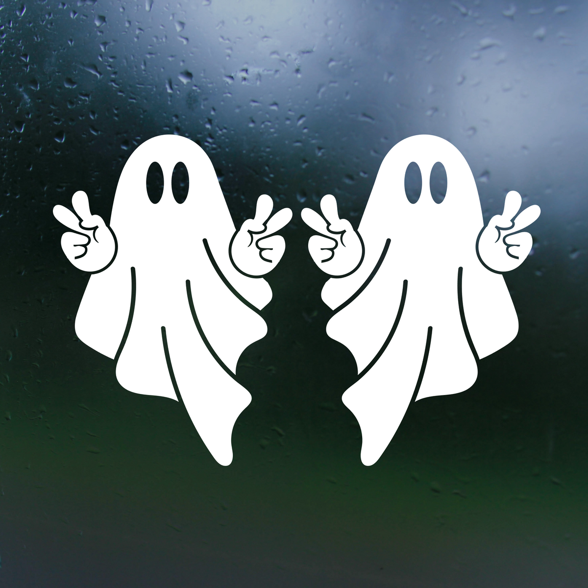 Die Cut Vinyl Funny Halloween Ghost Decal – Get Decaled