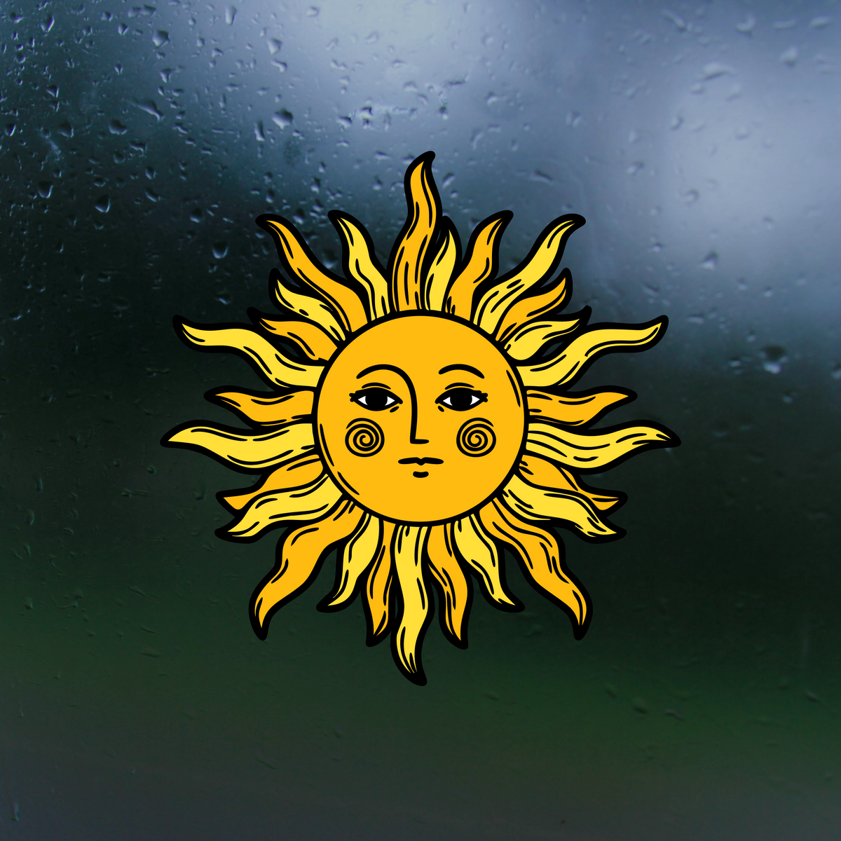 Waterproof Vinyl Sun Sticker Decal – Get Decaled
