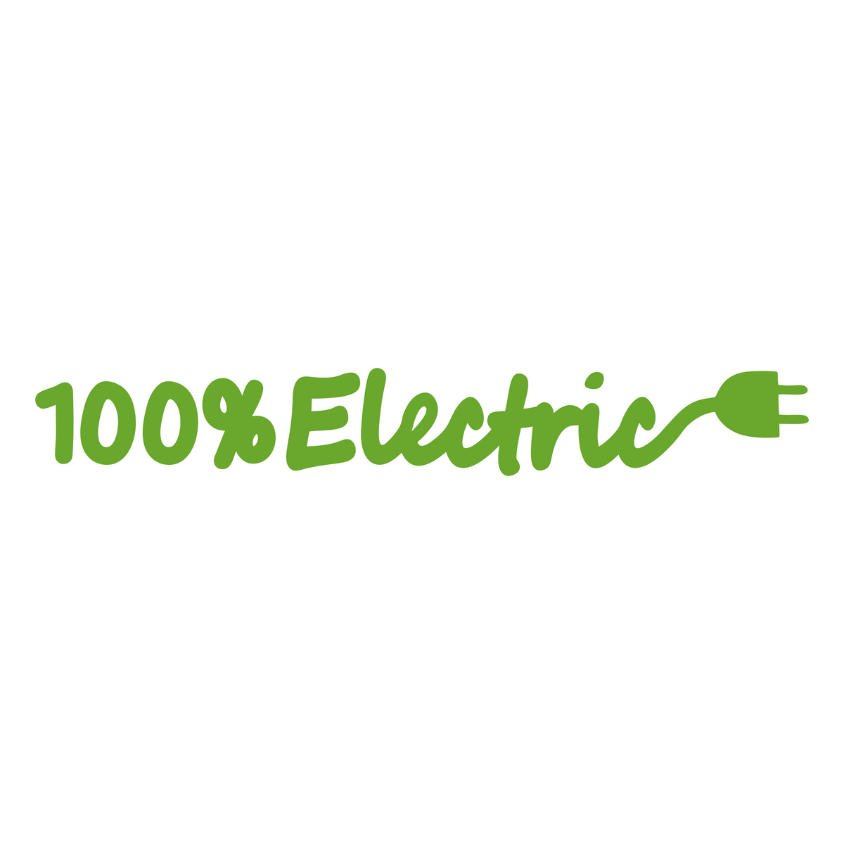 Dye Cut 100% Electric Decal – Get Decaled