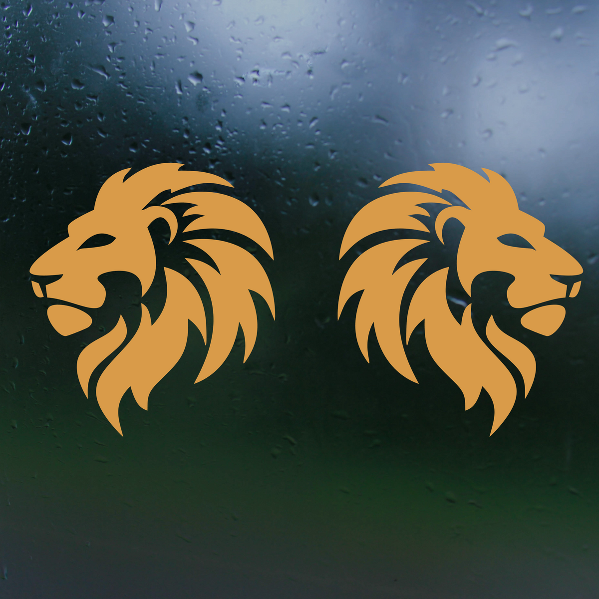 Dye Cut Vinyl Mirrored Lion Decal Pack – Get Decaled