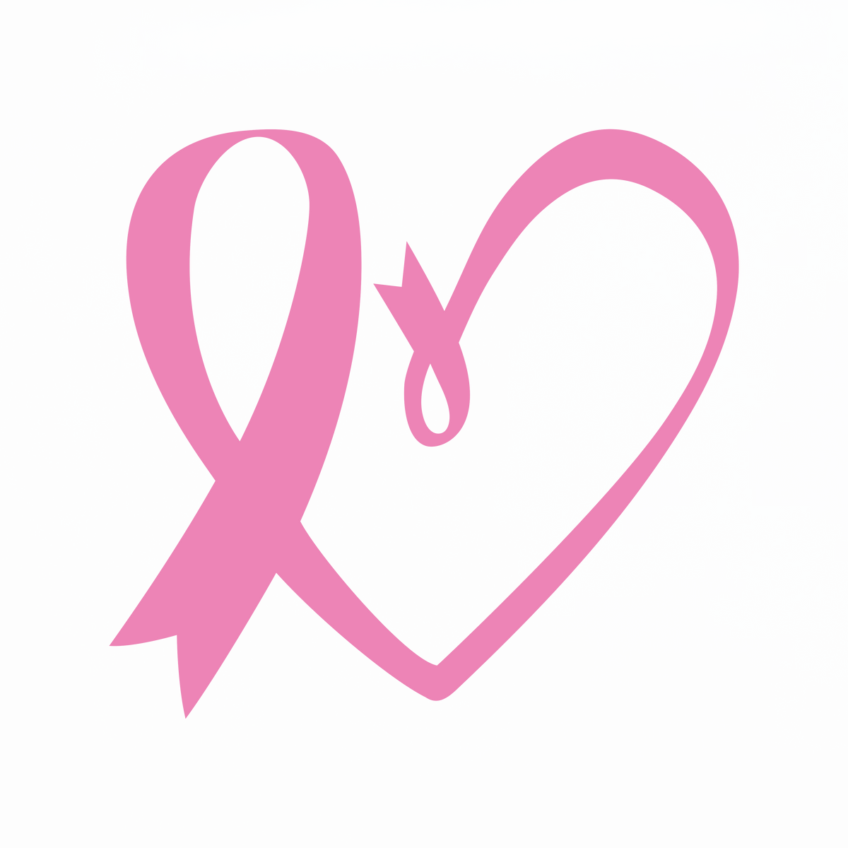 Breast Cancer Awareness Ribbon Die Cut Vinyl Decal – Get Decaled