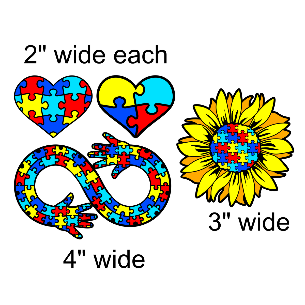 Autism Awareness Decal Sticker Pack – Get Decaled