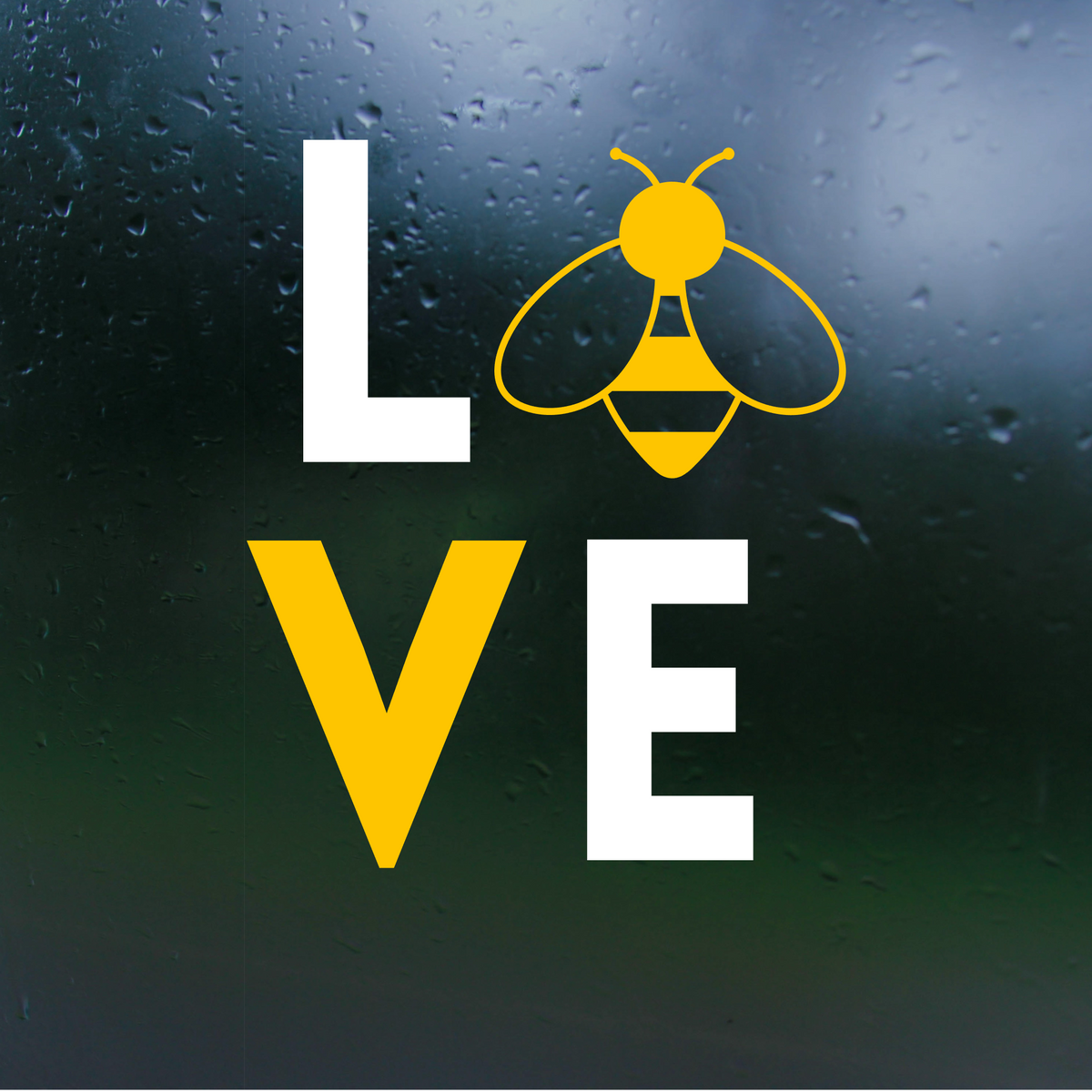 Die Cut Vinyl Bee Love Decal - Vehicle / Window Decal – Get Decaled