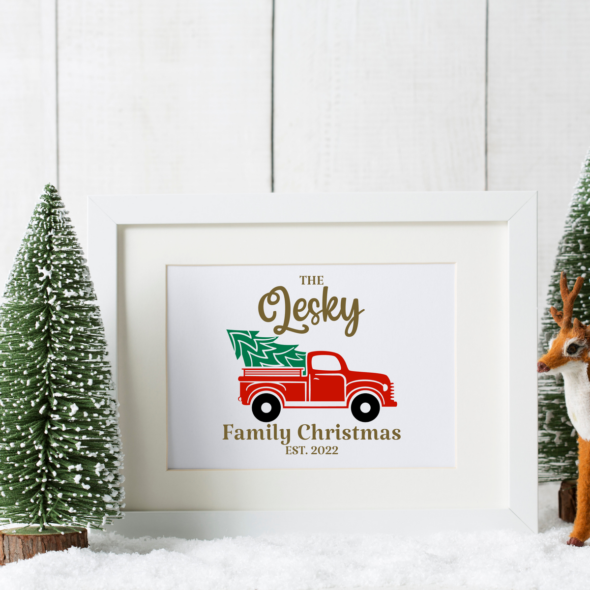Die Cut Vinyl Custom Family Christmas Decal Sign – Get Decaled
