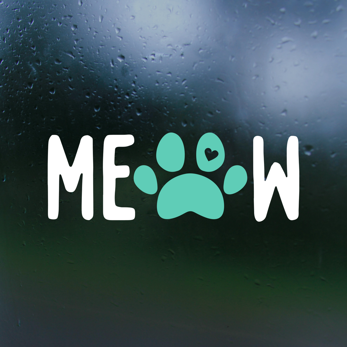 Die Cut Vinyl Meow Cat Lover Decal - Vehicle / Window Decal – Get Decaled