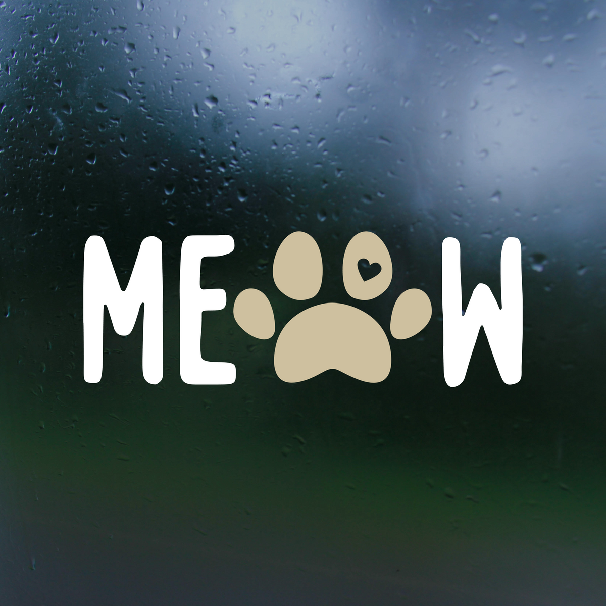 Dye Cut Vinyl Meow Cat Lover Decal – Get Decaled